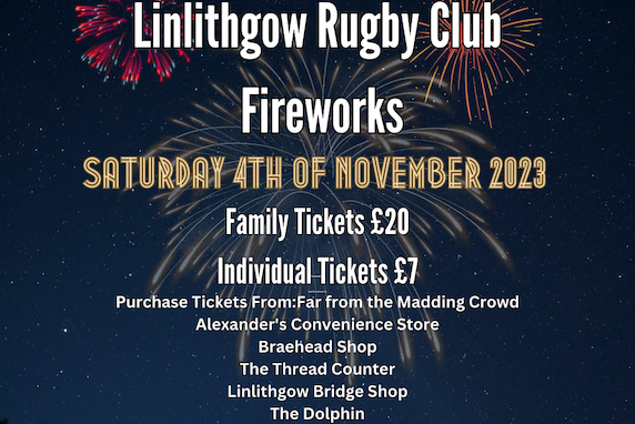 Bonfire Night Tickets now on sale and volunteers needed – Linlithgow ...