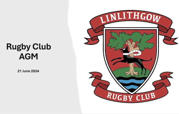 Rugby Club AGM – Linlithgow Rugby Club